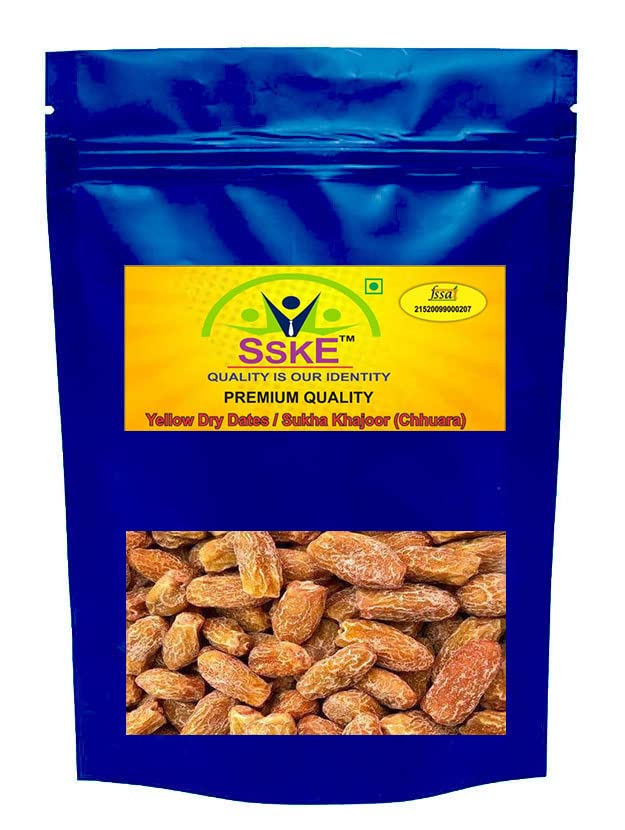 SSKE Yellow Dry Dates/Chhuara 400 gram : Amazon.in: Grocery & Gourmet Foods