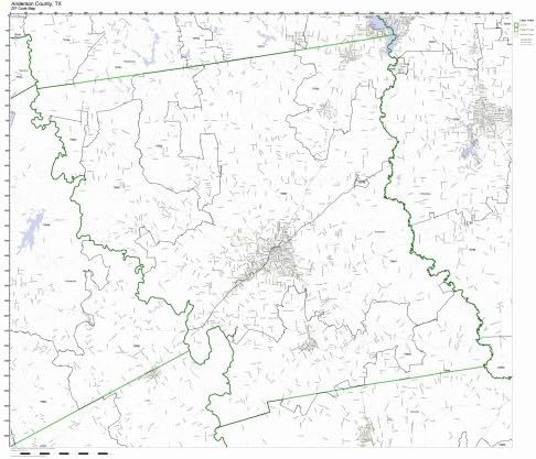 Anderson County Tx Map