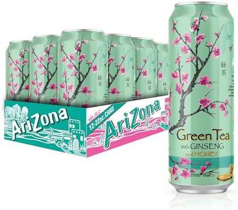 Amazon.com: AriZona x Fallout Green Tea Energy Drink, 12pk 22 fl oz ...