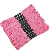 Amazon.com: 10 Skeins Black Embroidery Floss, 8m Cotton Embroidery ...