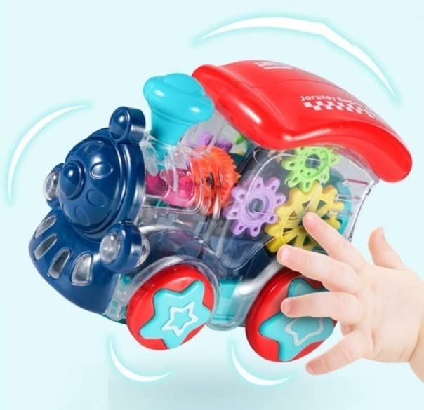 Buy Quadrants Transparent Grearwheel Train Engine Vehicle, 3D Light and ...