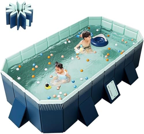 Amazon.com: Foldable Non-Inflatable Kids' and Adults' Outdoor Swimming ...
