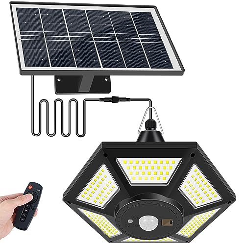 Amazon: Solar Shed Light Pendant Light,Indoor&Outdoor IP65 Waterproof ...