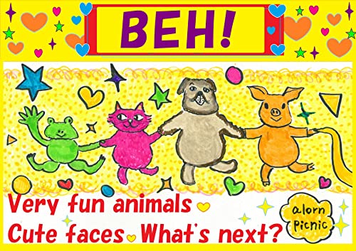 BEH!: Baby can enjoy! Very fun animals. Cute and funny faces. BEH! is ...