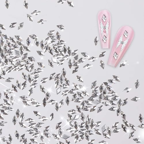 Amazon.com: 50pcs Shiny Zircon Rhinestones, 2-3mm Mini Nail Art ...