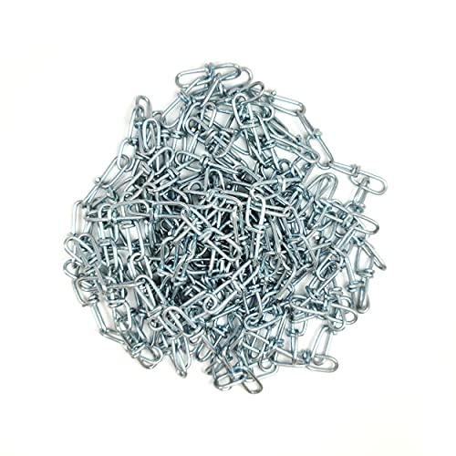 Snapklik.com : #1 X 15-FT Double Loop Chain, Bright Galvanized,155lbs ...