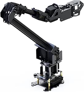 Amazon.com: Waveshare Robotic Arm Kit, Desktop Robot Kit, 5 + 1 DOF High-Torque Serial Bus Servo ...