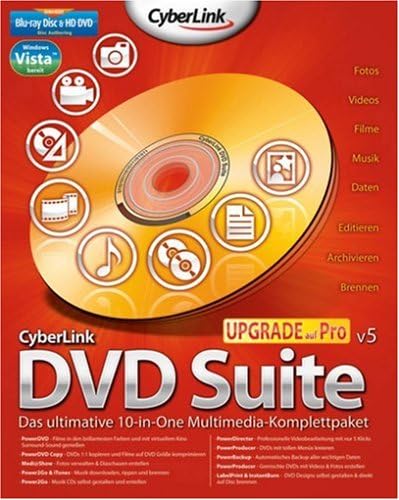 Amazon.com: Cyberlink DVD Suite 5 Pro Vista Upgrade