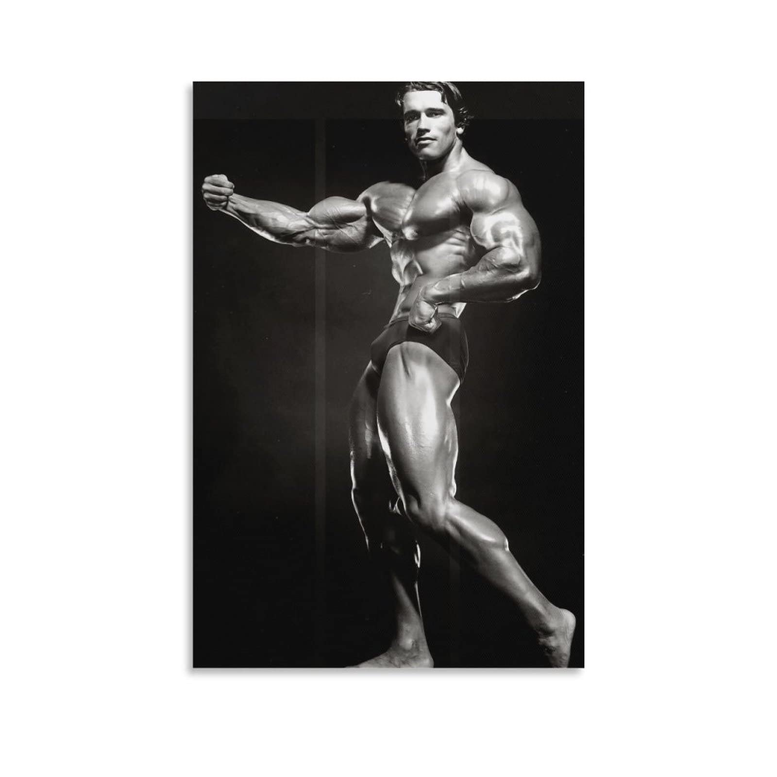Amazon.com: Gym Fitness Posters Arnold Bodybuilding Canvas Poster Wall ...
