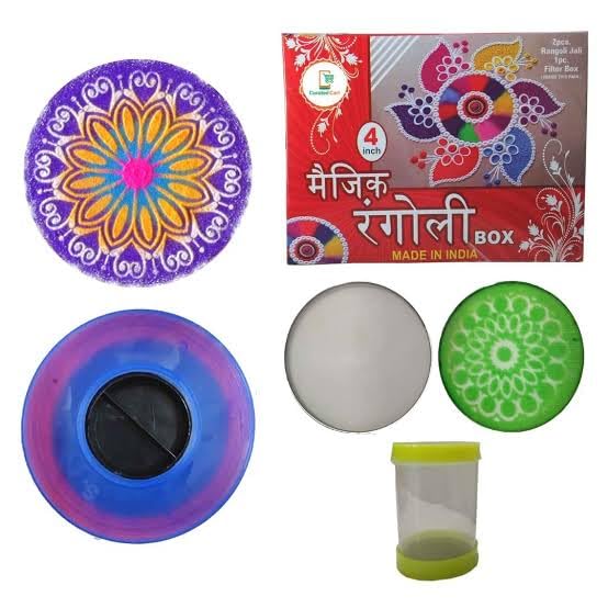 Buy OSH Decors Magic Rangoli Making Tool Kit, Includes Rangoli Box ...