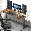 SogesHome 55 Inch Electric Height Adjustable Standing Desk, Electric ...