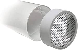 R1508 PVC Termination Vent Stainless Screen w/Condensation Slot - 2 ...