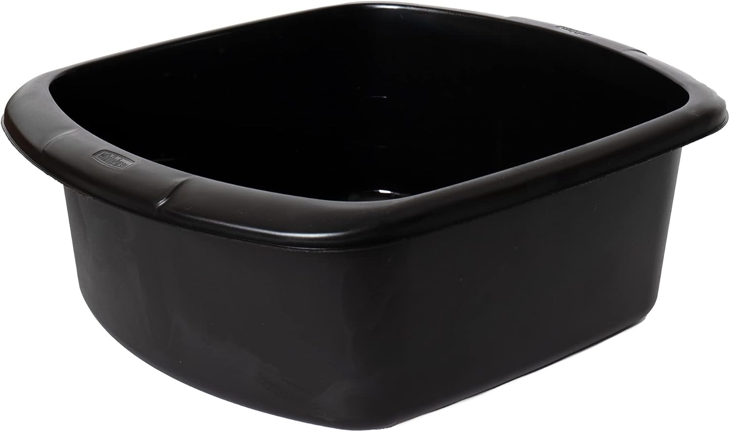 VR7 Plastic Washing Up Bowl Rectangular Black Washing Bowl for Sink ...