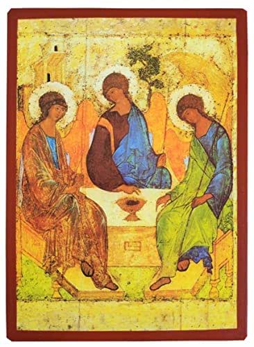 HOLY TRINITY (THREE ANGELS, FROM THE HOSPITALITY OF ABRAHAM)-Greek ...