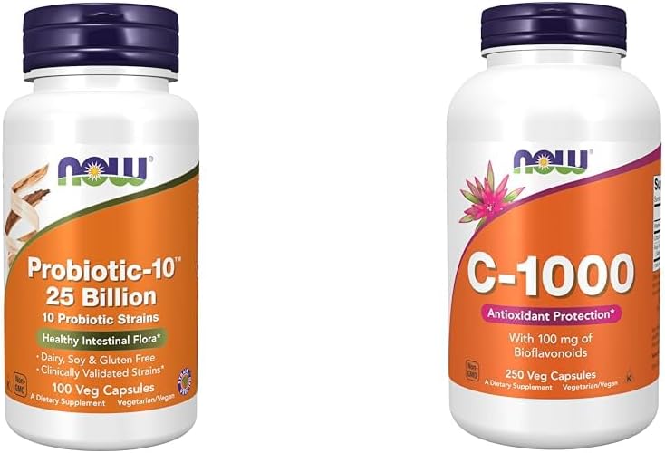 Amazon.com: NOW Supplements, Probiotic-10™, 25 Billion, with 10 ...