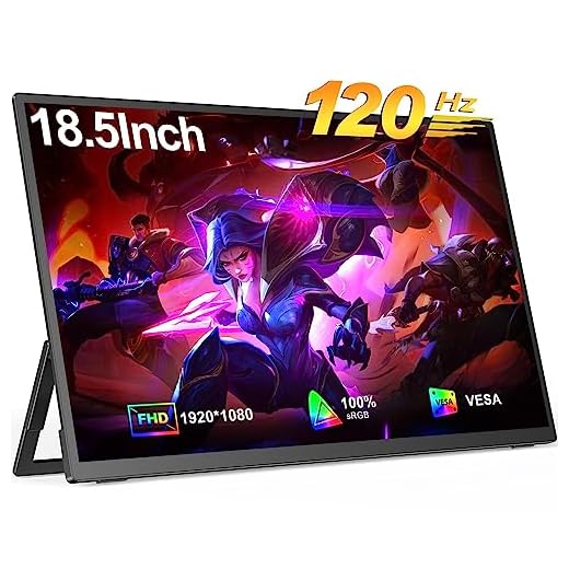 Monitor Portátil Uperfect 18.5 Polegadas UMAX 120Hz IPS FHD Gamer