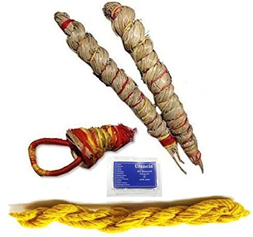 Urancia ® Darbha Kusha Pavithram Ring for Puja and 2 Purification Aid ...