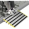Nuvium 5" Rise Door Threshold Ramps for Doorways, Stable Yellow Edge ...
