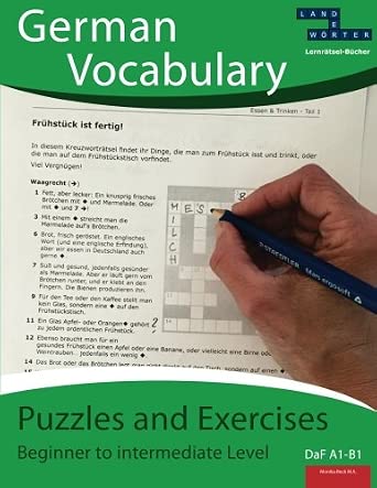 German Vocabulary: Puzzles and Exercises Beginner to intermediate Level ...