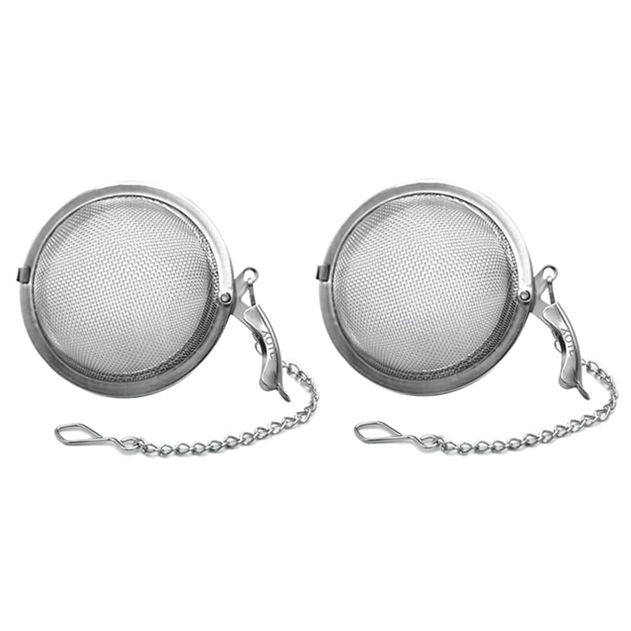 Amazon.com: 3 Inch Stainless Steel Mesh Tea Ball Infuser - Loose Leaf ...