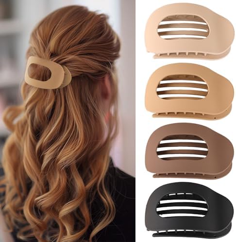 Amazon.com : TELETIES - Small Flat Round Clip - Strong Grip, Bendable ...