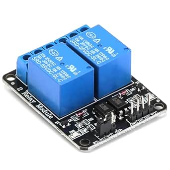 Yizhet 5V 2 Channel-Relay DC 5V 230V Relay Shield Module Control Board ...