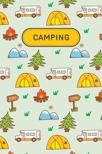 Camping: Blank Dot Grid Journal, Record RV and Tent Campsite Memories ...