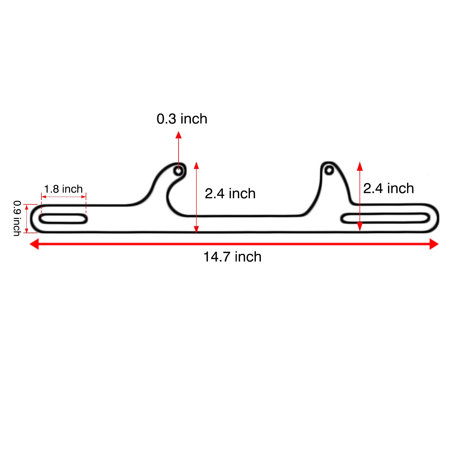 Jegs Throttle Cable Throttle Cable Bracket, Billet Aluinu Car Throttle ...