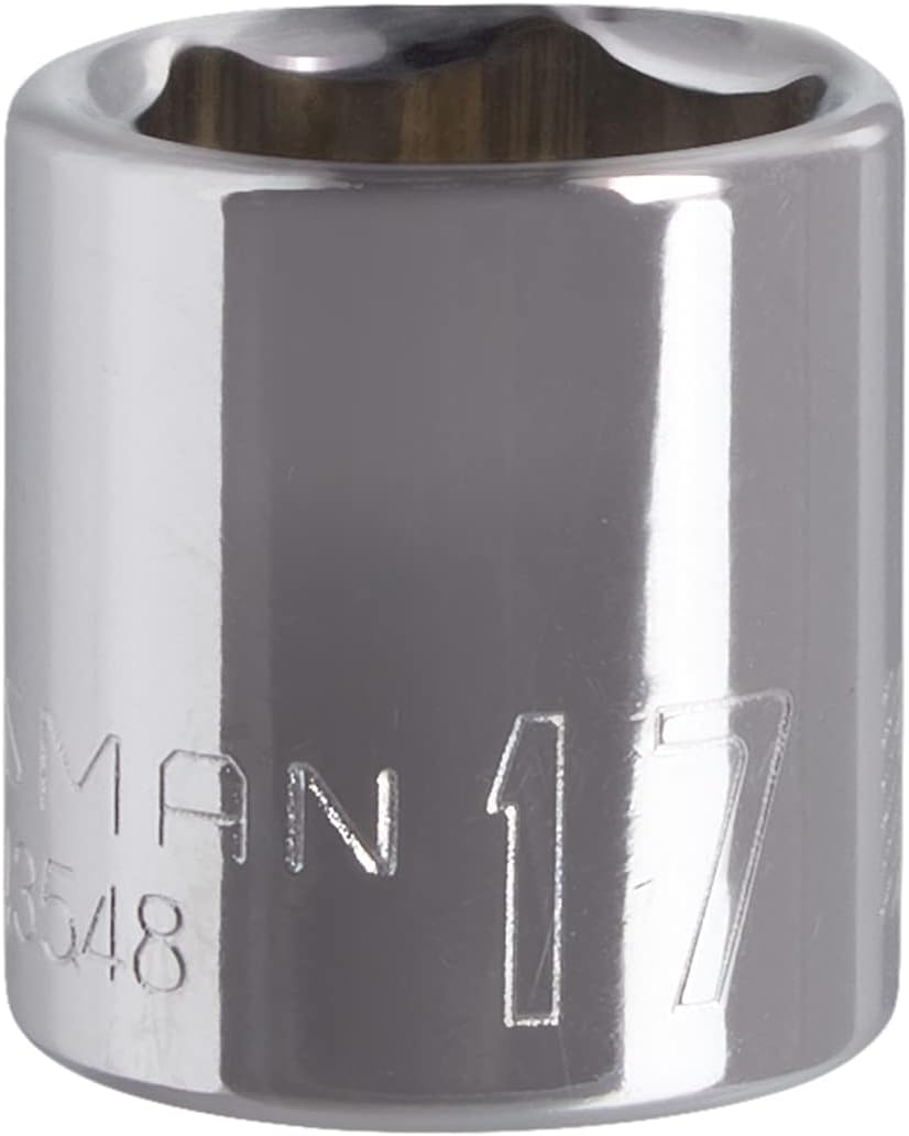 Amazon.com: CRAFTSMAN Shallow Socket, Metric, 3/8-Inch Drive, 17mm, 6 ...