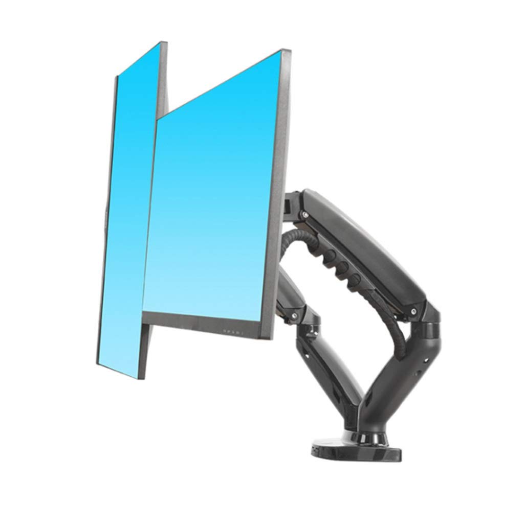 Computer Dual Monitor Stand Desktop Mounting Stand Full Motion Rotating ...