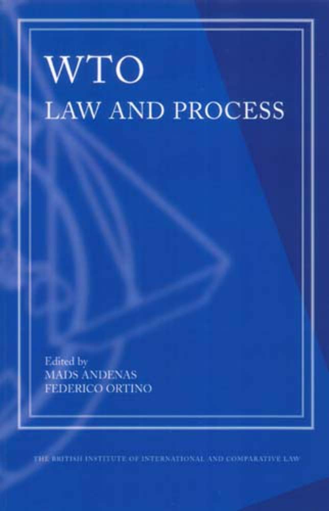 Buy WTO Law and Process Book Online at Low Prices in India | WTO Law ...