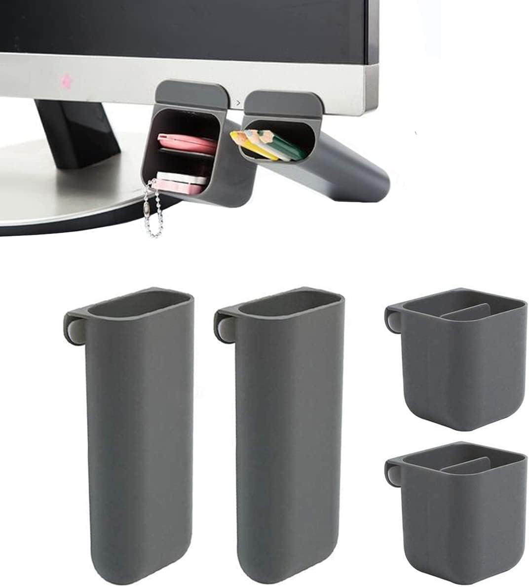 Amazon.com: 4 Pack Screen Pen Pencil Holders, Desktop Pen Organizer ...