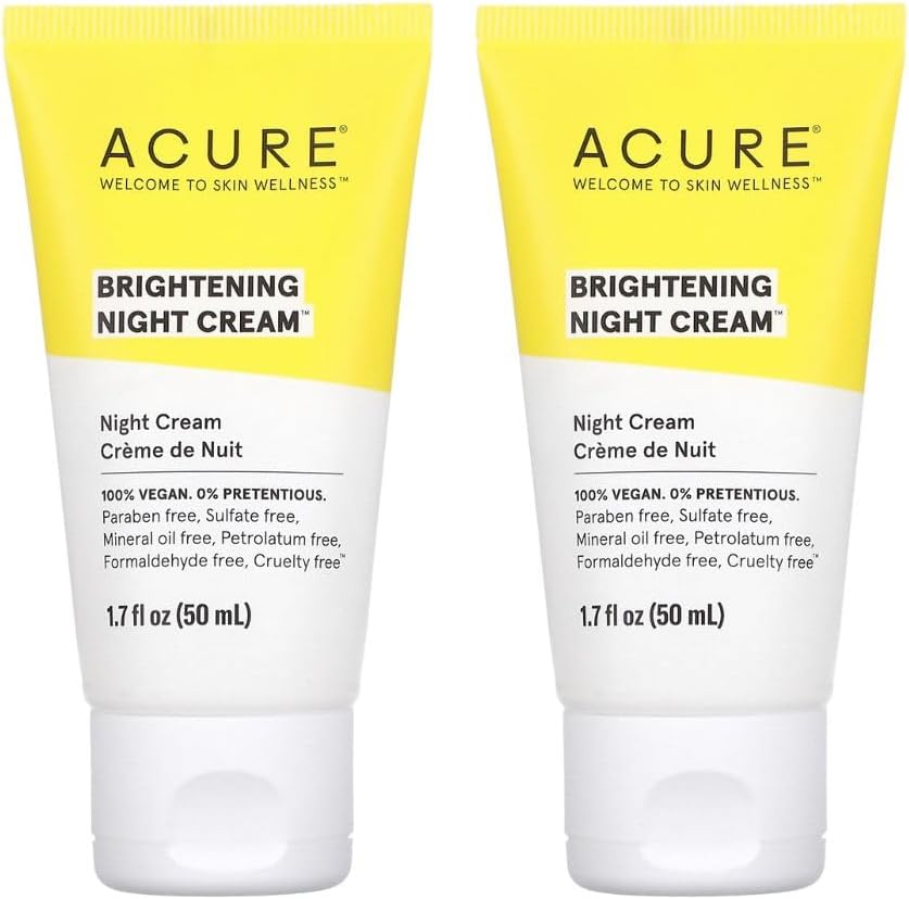 Amazon.com: ACURE Brightening Night Cream - Night Time Moisturizer ...