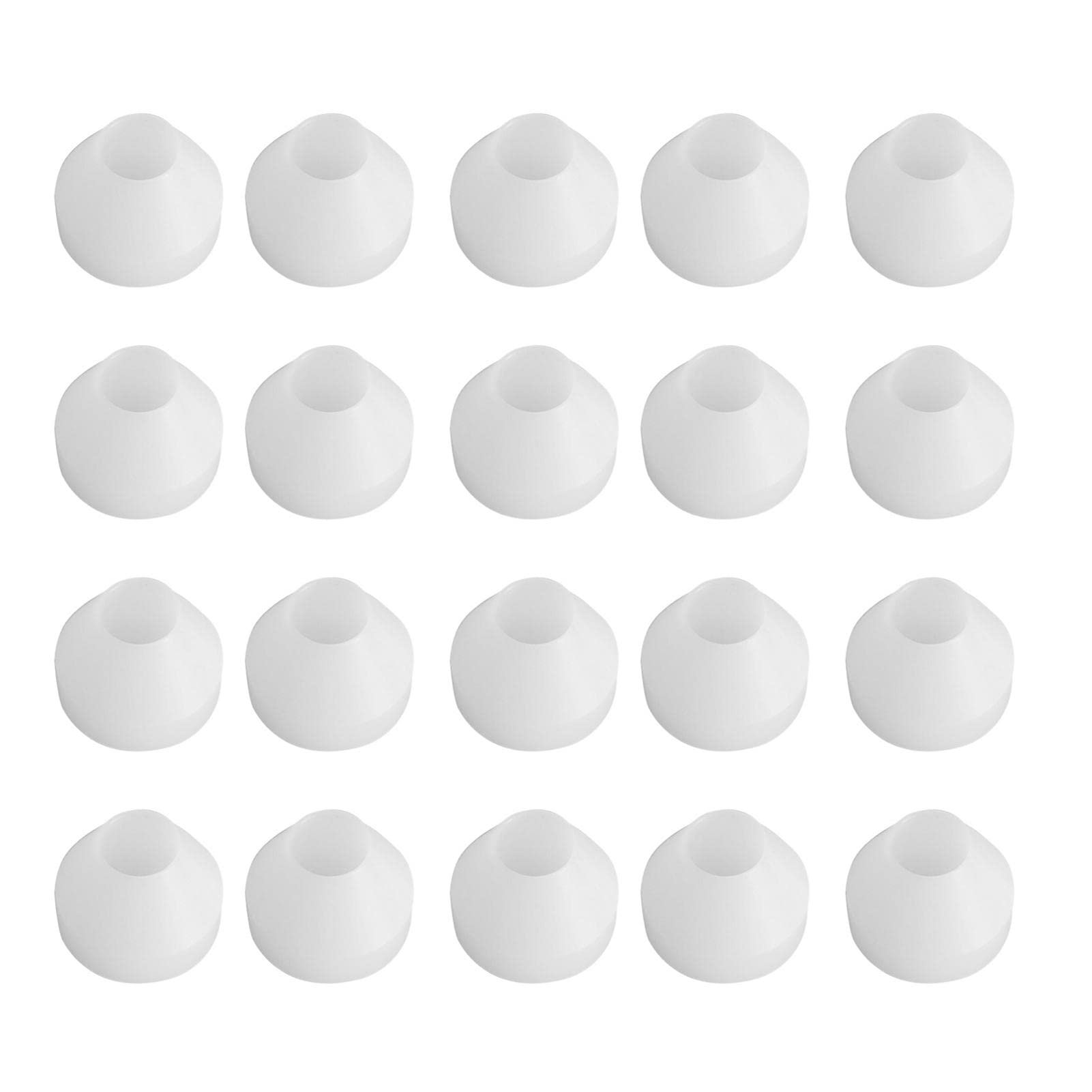 20pcs/Pack CA Finishing Pen Bushing, Non Stick White Accessories PE CA ...