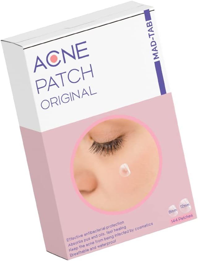 Amazon.com: MADTAB Acne Patch 2 Sizes 144 Counts, Hydrocolliod Acne ...