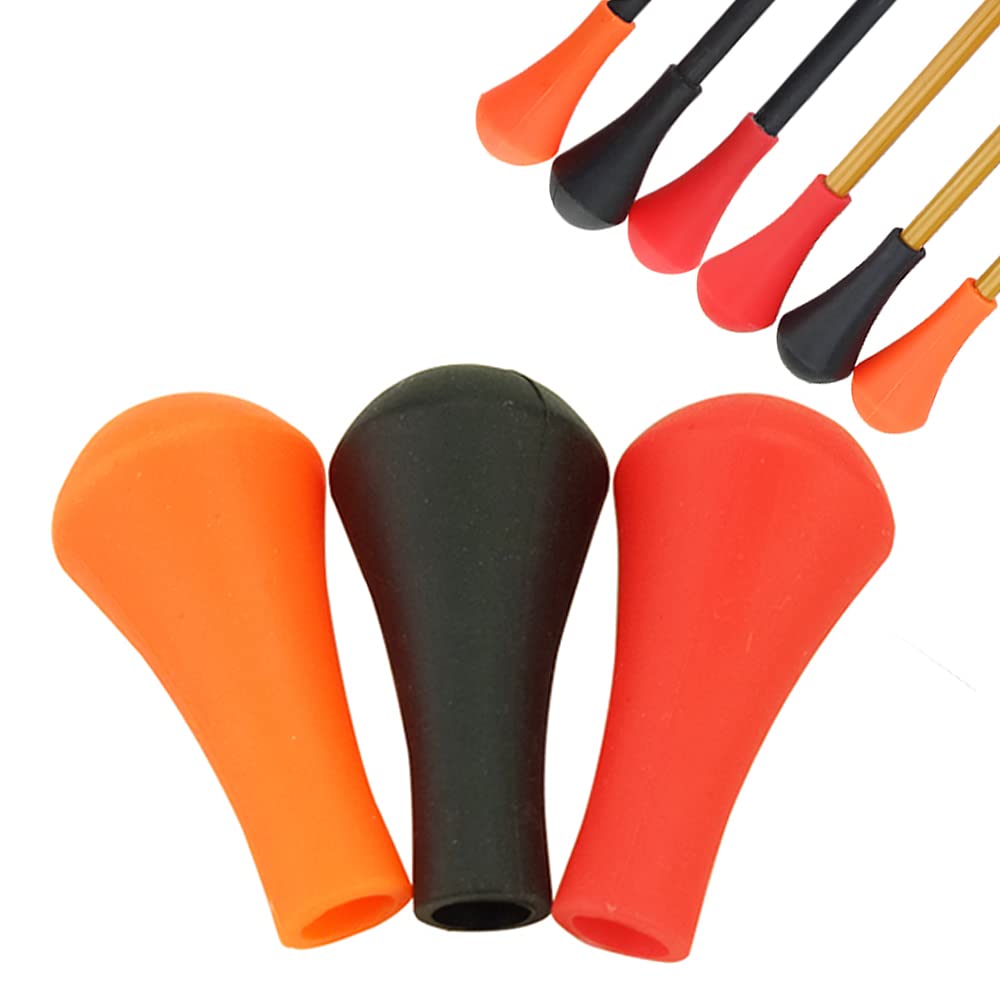 AMEYXGS 24pcs Archery Traditional Rubber Blunt Arrow Points 6mm and 8mm ...