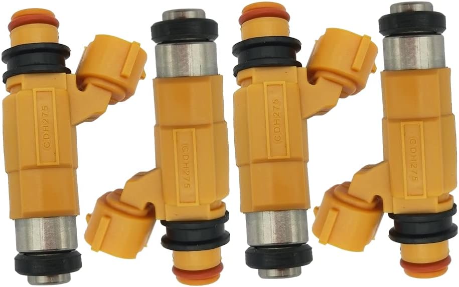 Amazon.com: JESBEN 63P1376100 4pcs Fuel Injectors 4 Holes Replacement ...