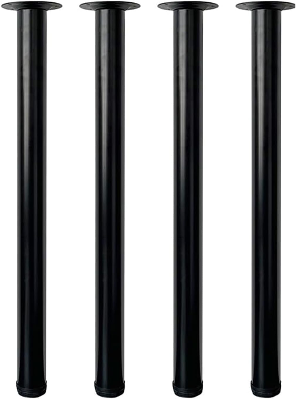 QLLY Adjustable Round Desk Leg, 60-100cm / 24-40 inch, Home Office DIY ...