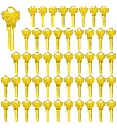 Brass Finish Uncut Key Blanks, SC4 (6SH1) Blank Keys, SC4 Key Blanks 6 ...
