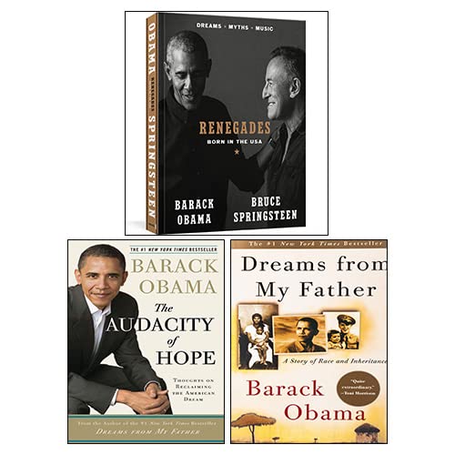 Barack Obama Collection 3 Books Set (The Audacity of Hope, Renegades ...