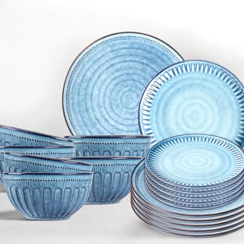 Anko Maison Stoneware 18 pcs Dinner Set | Premium Crockery for Dining ...
