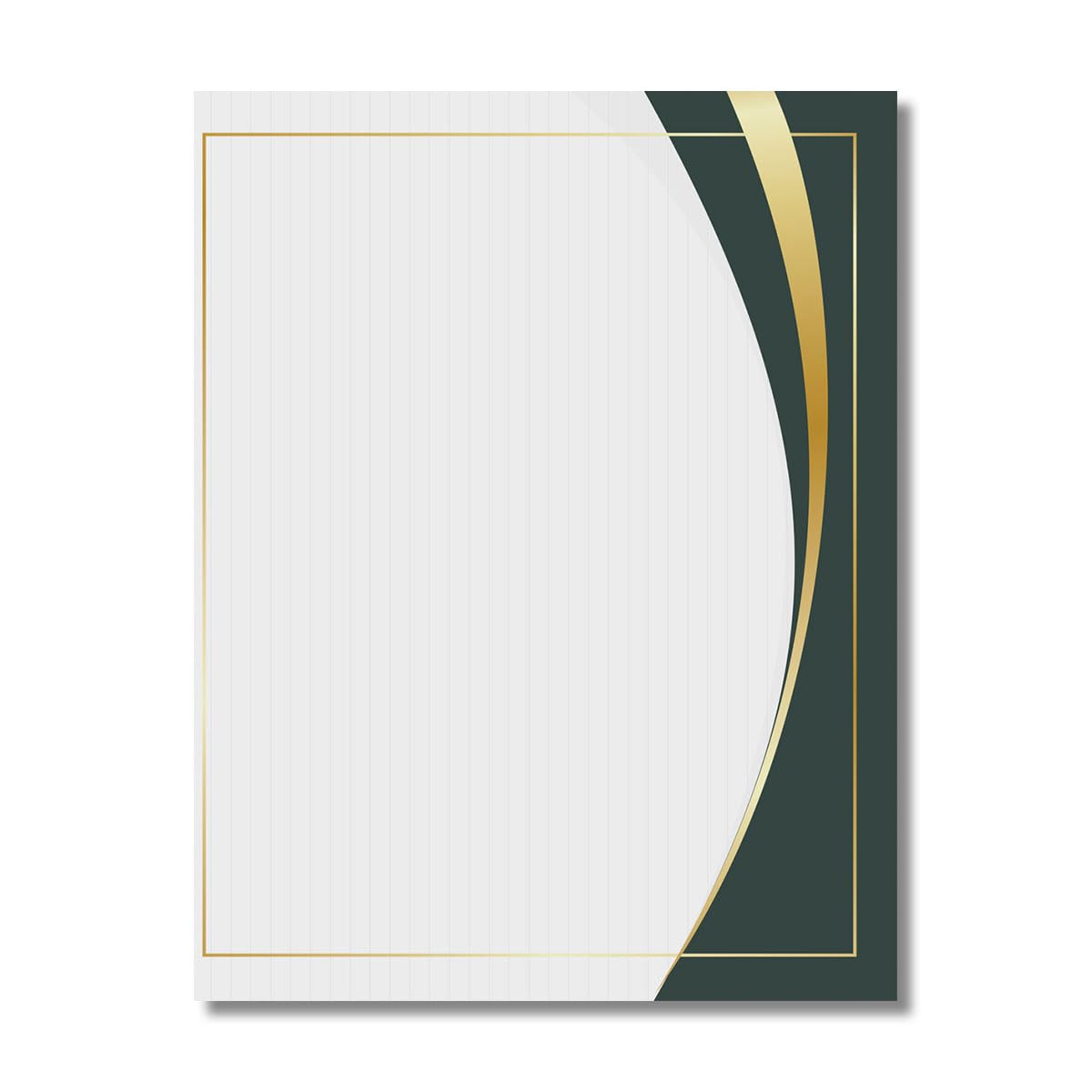 Amazon.com : Paperdirect Illustrious Gold Black Contours Invite Special ...