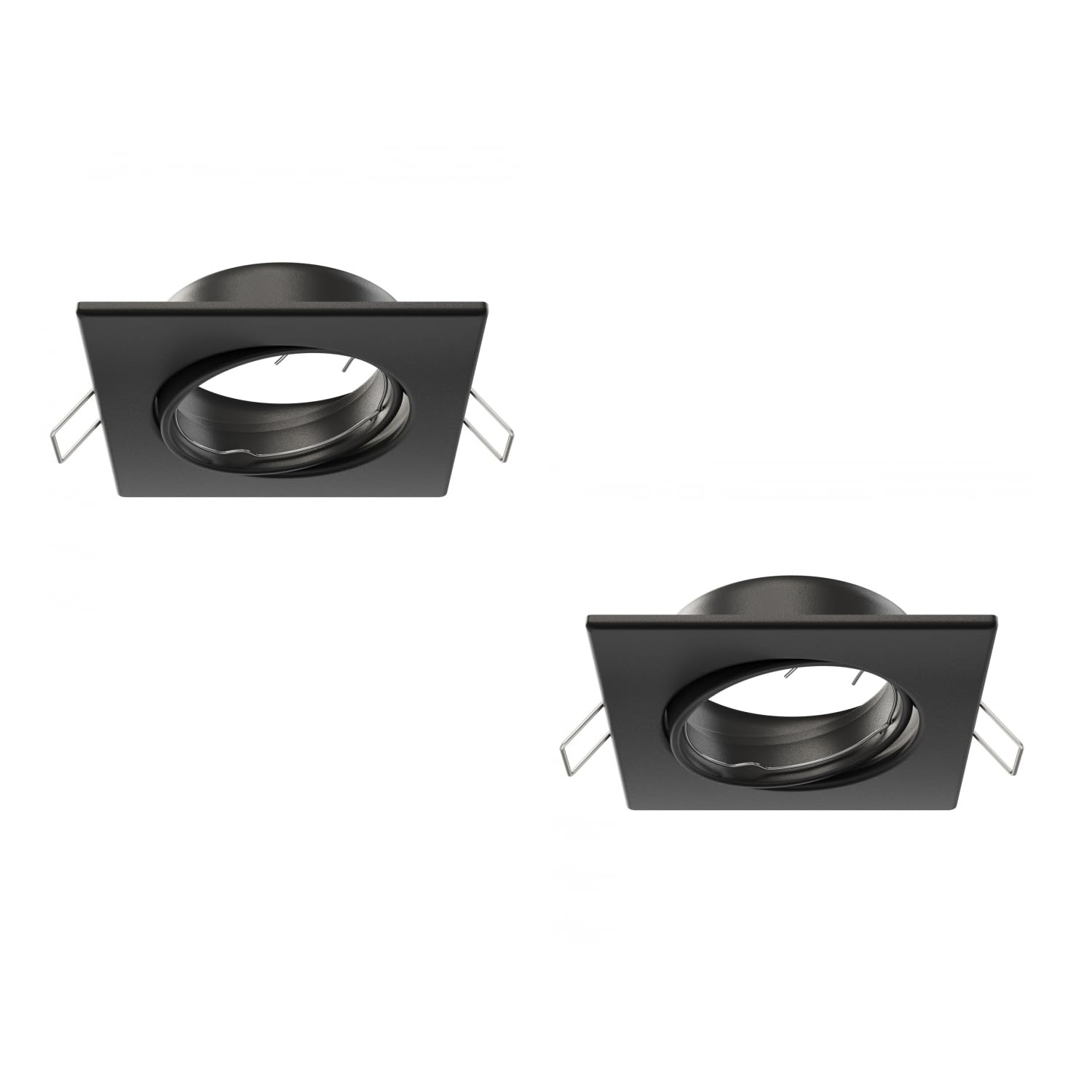 ledscom.de Ceiling mounting Ring RIR, Angular, swivelling, Black matt ...