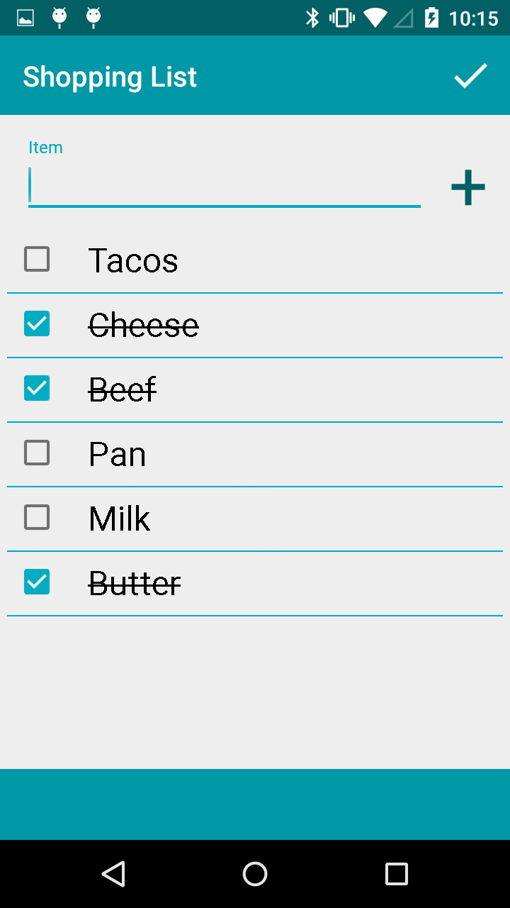 Shopping List - App on Amazon Appstore