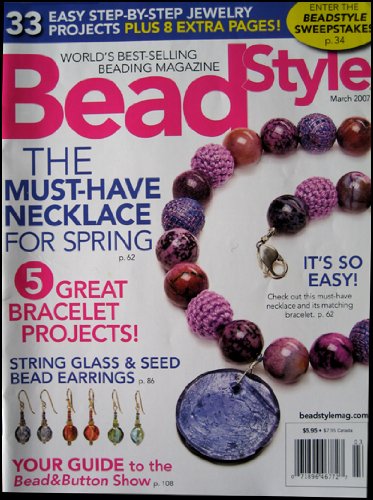 Bead Style Magazine March 2007 5 Great Bracelet Projects, Bohemian ...