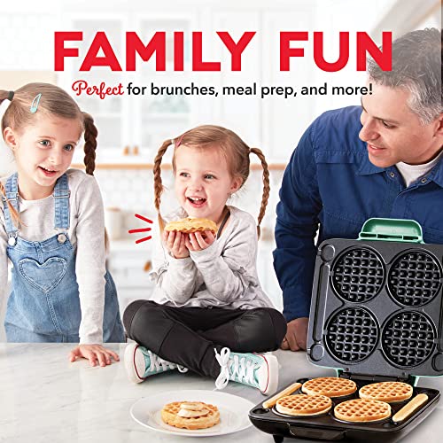 DASH Multi Mini Waffle Maker: Four Mini Waffles, Perfect for Families ...