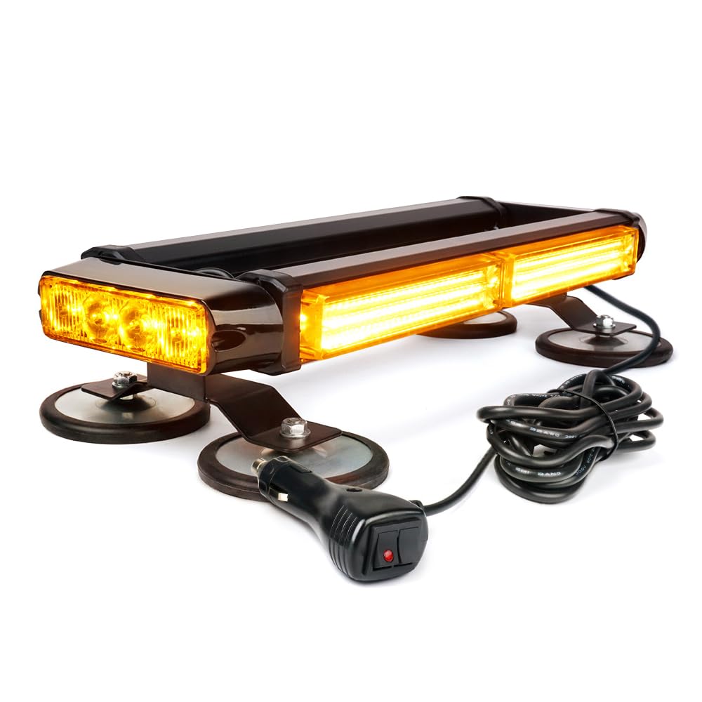 Buy Xprite Amber COB LED Rooftop Strobe Lights Bar, Double Side ...