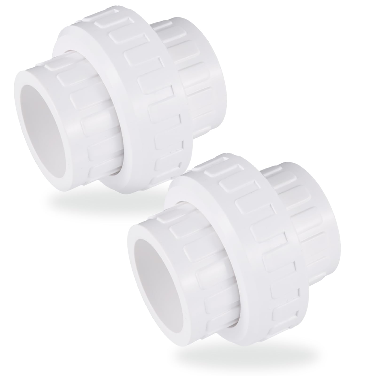 Amazon.com: LUOFANT 2" PVC Union Coupling Pipe Fitting (Socket x Socket ...