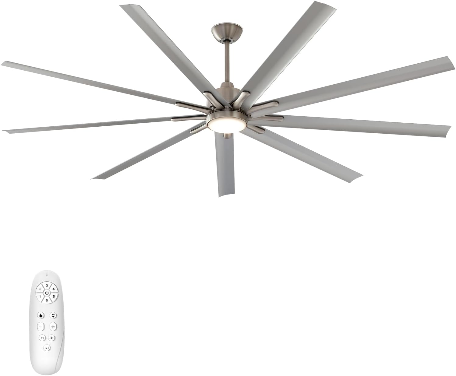 warmiplanet Ceiling Fans with Lights and Remote Control, 84-Inch ...