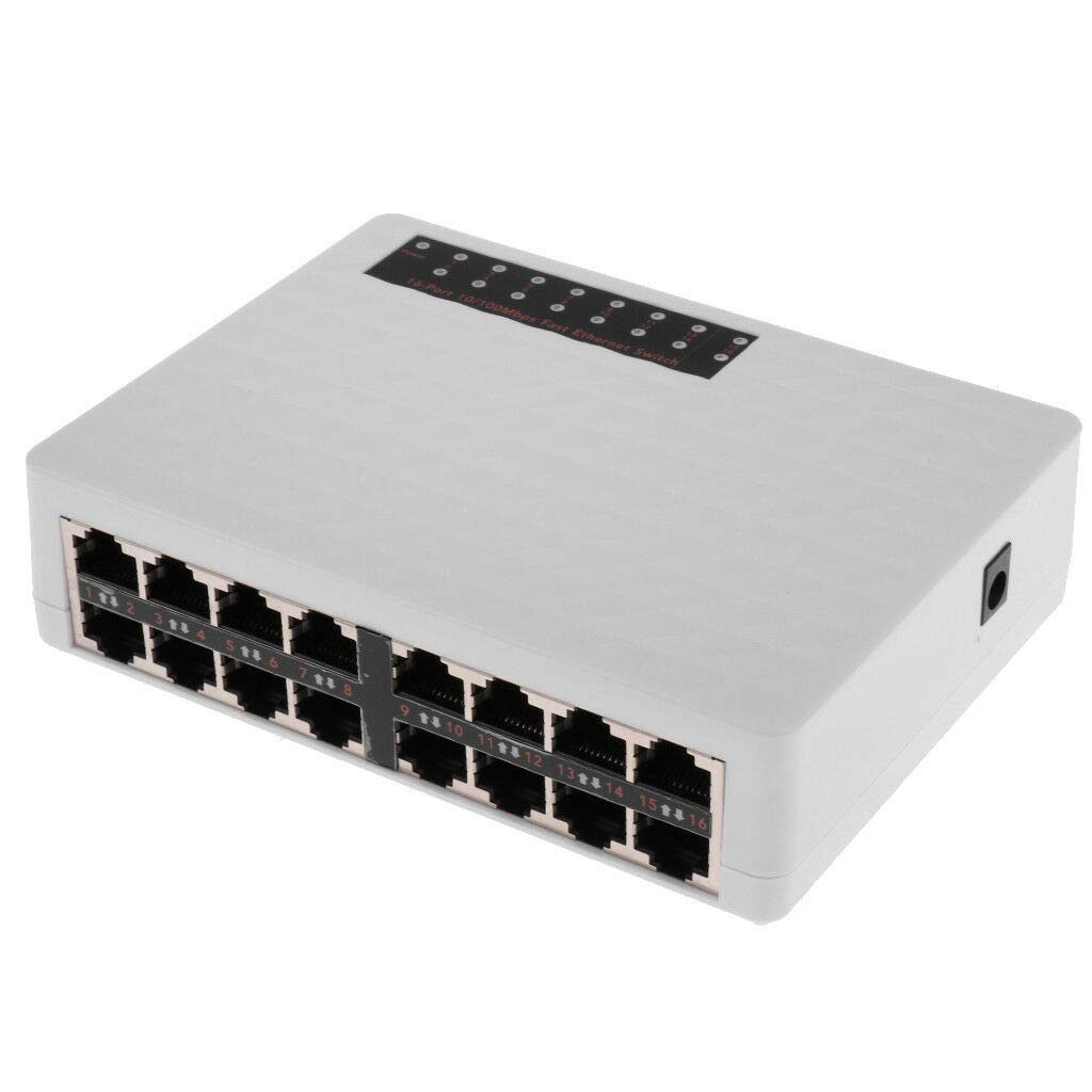 Plug&Play Desktop Desktop Ethernet Splitter Housing Extender 16Ports ...